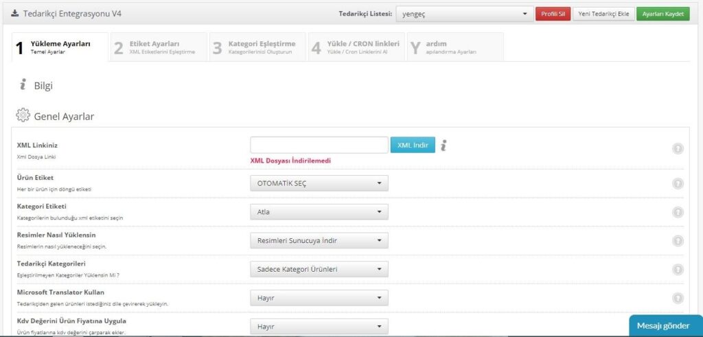 XML Entegrasyonu ile Siteler Arası Bilgi Aktarımı