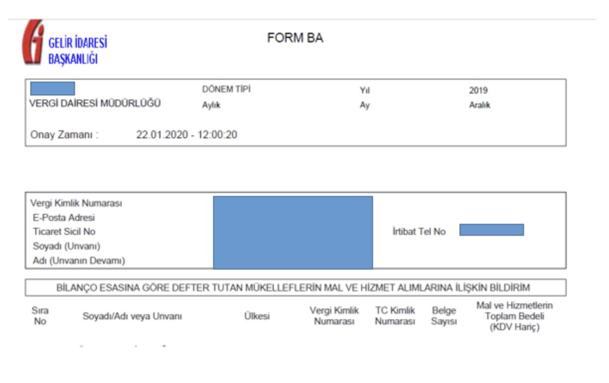 Ba/Bs Formu Nedir? Ba/Bs Formu Düzenleme Rehberi
