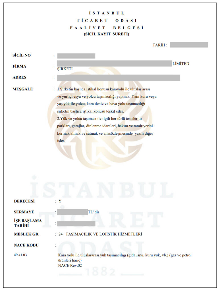 Faaliyet Belgesi Nedir? Nasıl Alınır?